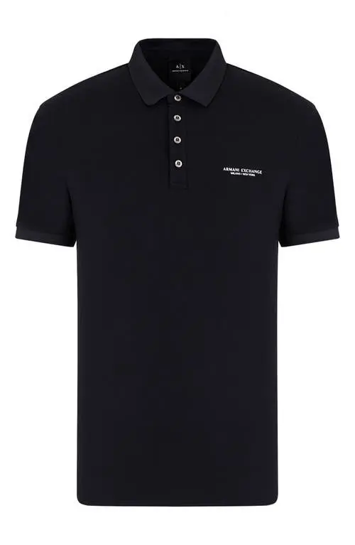 Armani Exchange Milano/new York Logo Polo