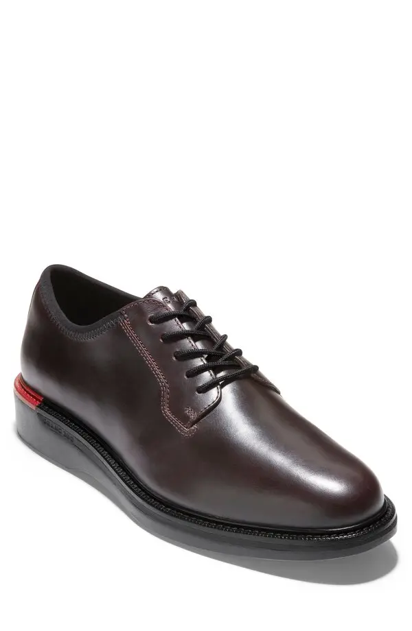 Cole Haan Grand Ambition Postman Oxford In Ch Pinot Brush  display picture 3