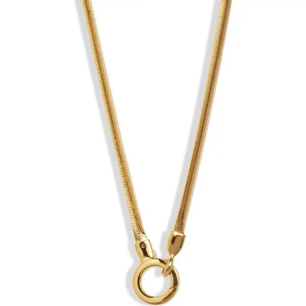 Monica Vinader Snake Chain Necklace - Gp