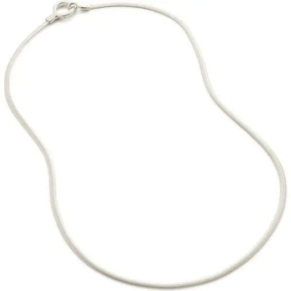 Monica Vinader Snake Chain Necklace - Sterling Silver