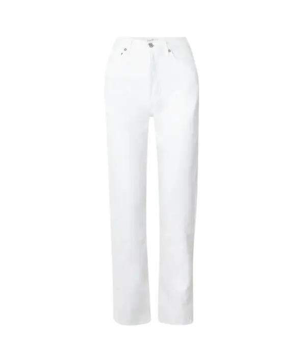 AGOLDE 90s Pinch Waist High-rise Straight-leg Organic Jeans - White