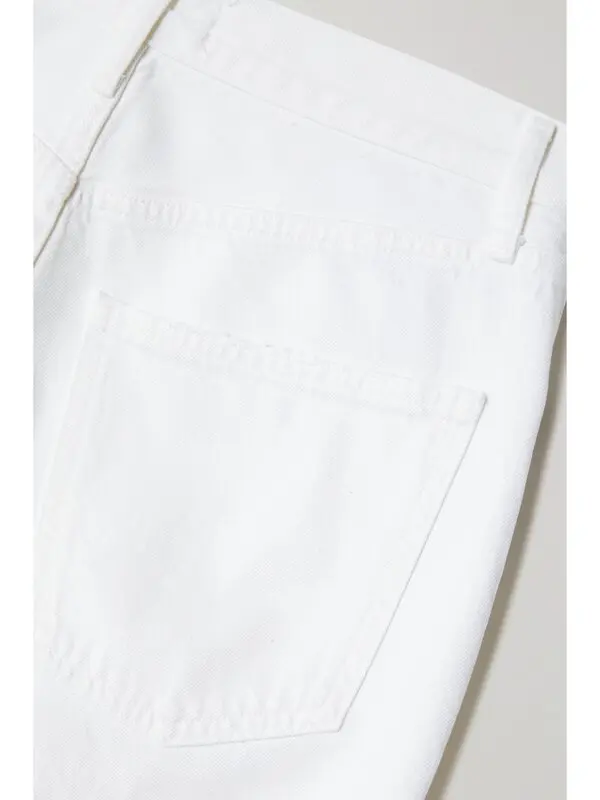 AGOLDE 90s Pinch Waist High-rise Straight-leg Organic Jeans - White