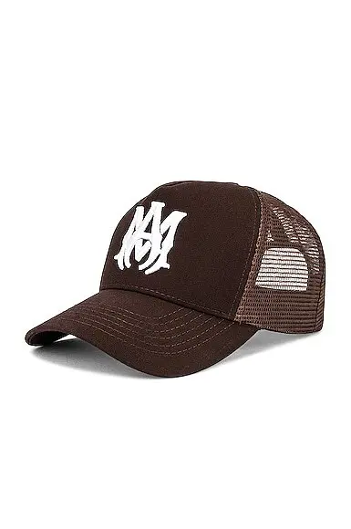 Amiri Ma Trucker Hat In Brown
