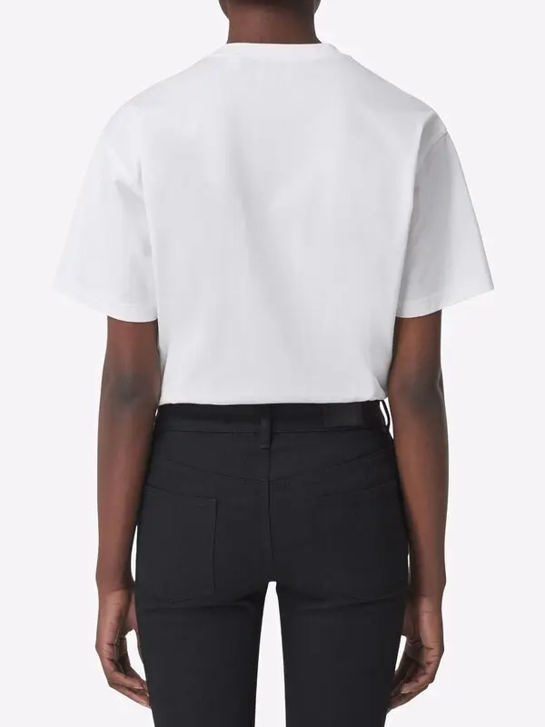 Burberry Vintage Check Pocket Cotton T-shirt - White