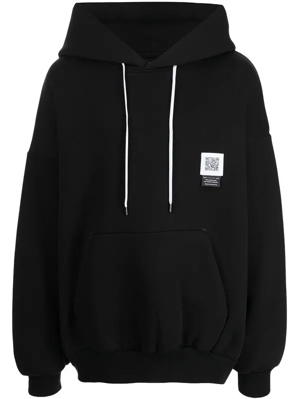 FUMITO GANRYU Cape-sleeve Drawstring Hoodie