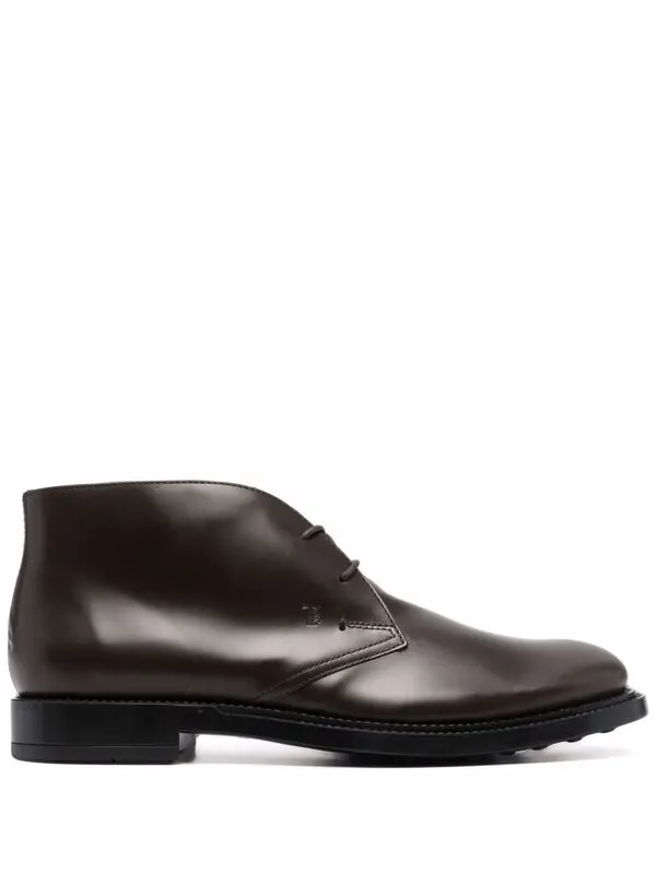 TOD'S Logo-debossed Desert Boots