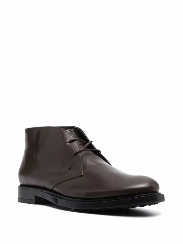 TOD'S Logo-debossed Desert Boots