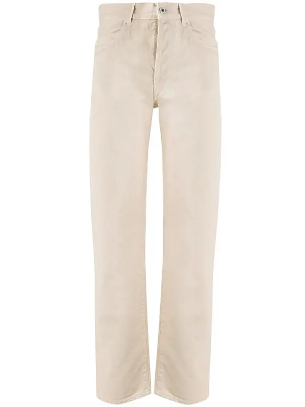 Off-White High-waist Straight-leg Jeans