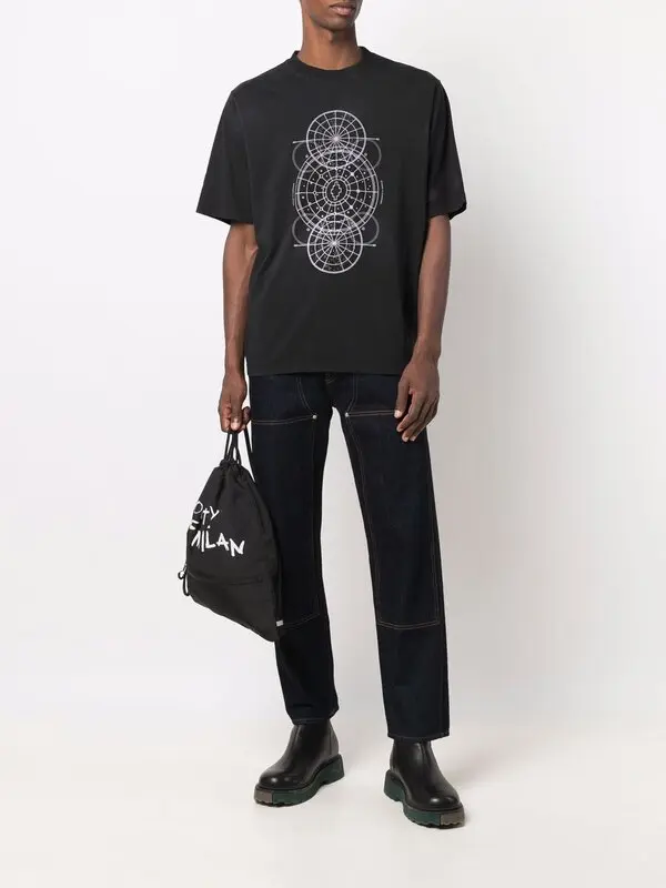 COUNTY OF MILAN Astral-print T-shirt