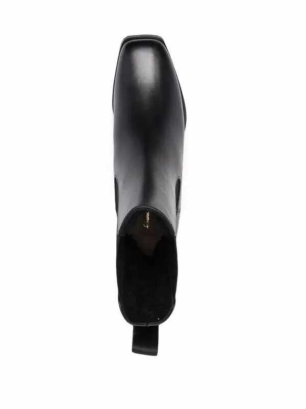 FERRAGAMO 55mm Wedge-sole Chelsea Boots