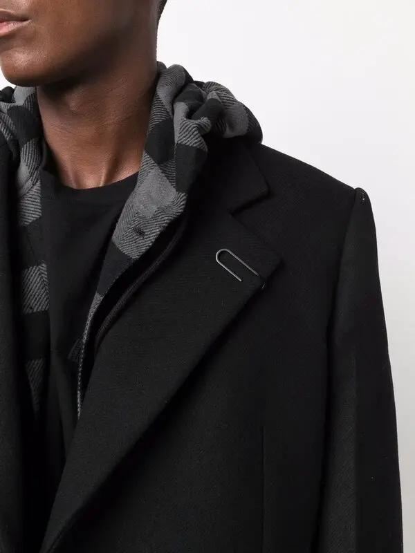 Off-White Double-breasted Short Coat