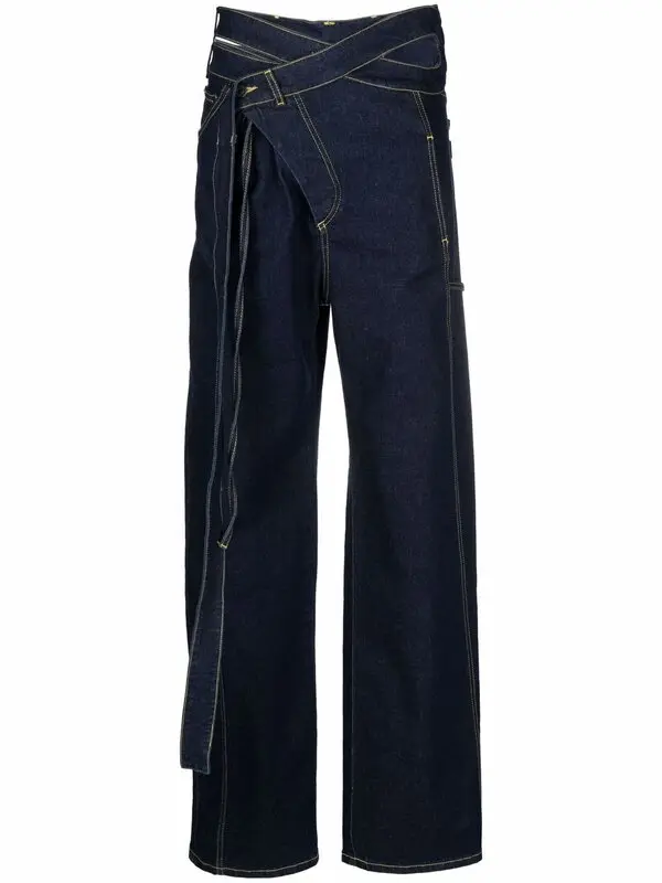 Ottolinger Tie-fastening Straight-leg Jeans