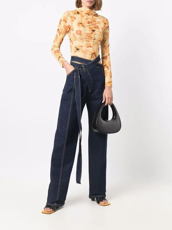 Ottolinger Tie-fastening Straight-leg Jeans