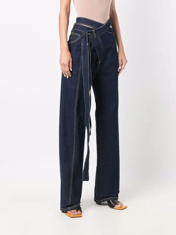 Ottolinger Tie-fastening Straight-leg Jeans