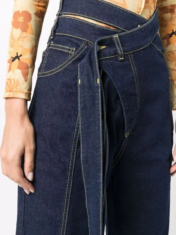 Ottolinger Tie-fastening Straight-leg Jeans