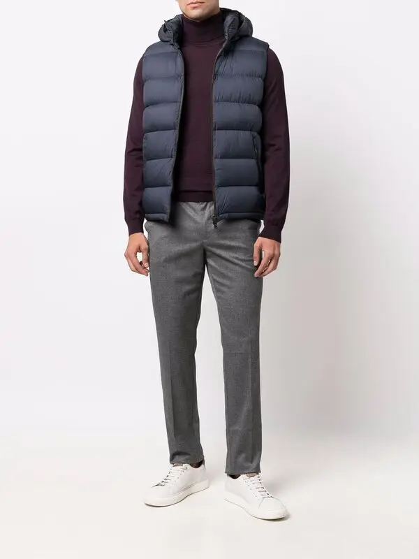 Herno Quilted Hooded Gilet