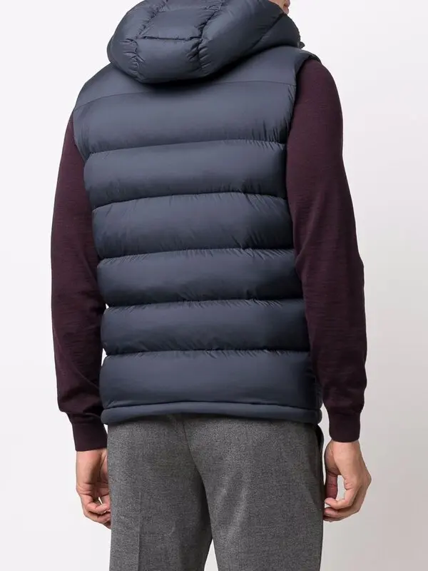 Herno Quilted Hooded Gilet