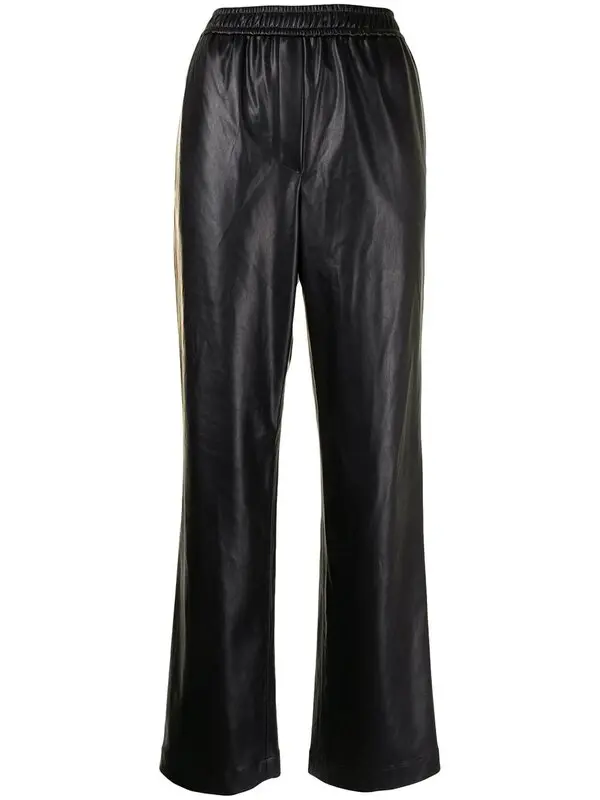 Goen.j Faux-leather Trousers