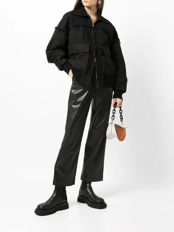 Goen.j Faux-leather Trousers