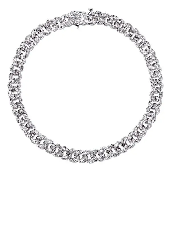 Shay 18k White Gold And Diamond Bracelet - Silver
