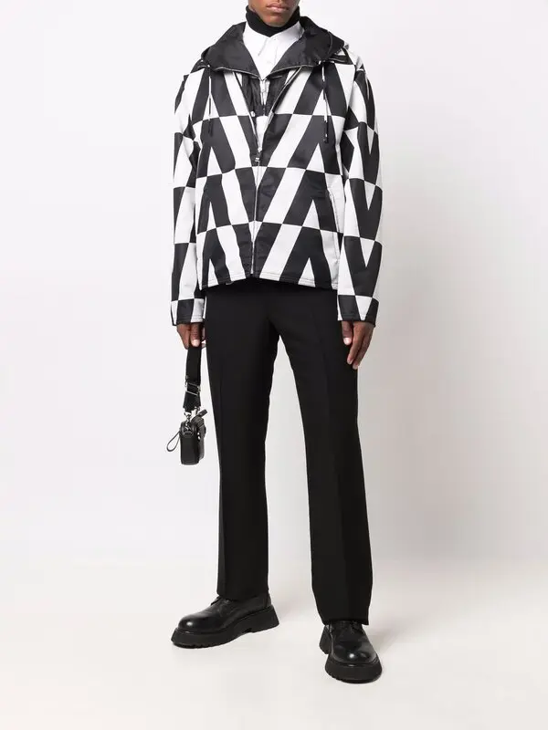 Valentino Garavani Logo-print Hooded Jacket