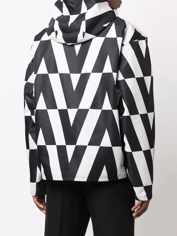 Valentino Garavani Logo-print Hooded Jacket