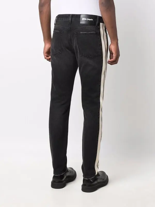 Palm Angels Side Stripe Slim-fit Jeans