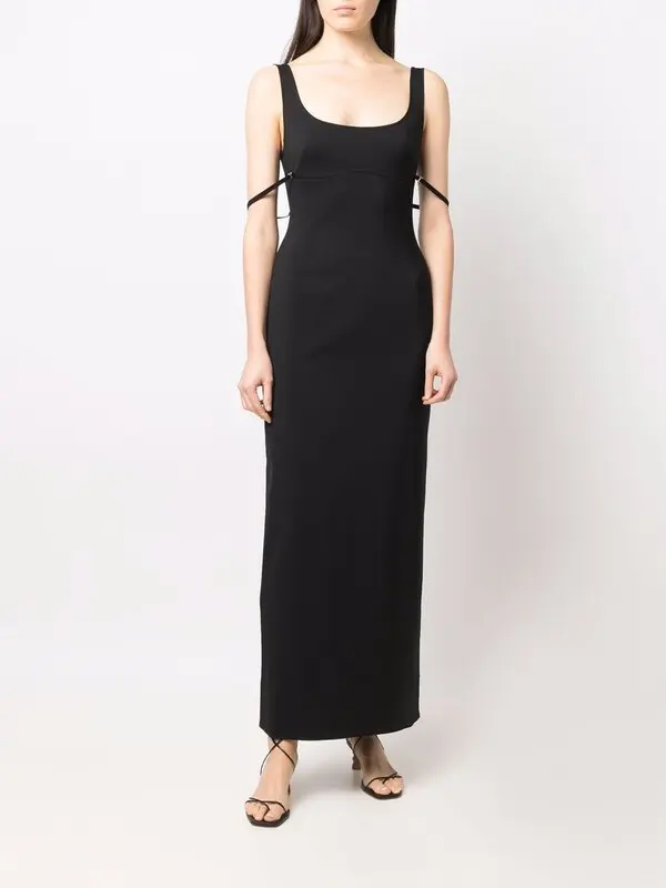 Jacquemus Valdu Strap Detail Maxi Dress