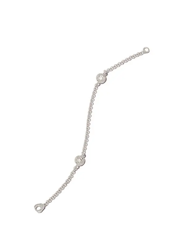 MARIA TASH 18kt White Gold Diamond Chain Connecting Charm
