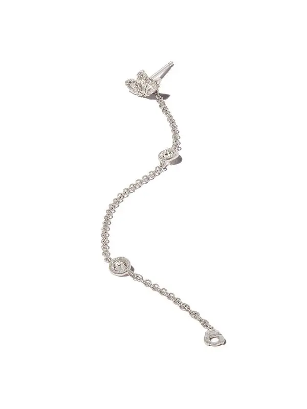 MARIA TASH 18kt White Gold Diamond Chain Connecting Charm