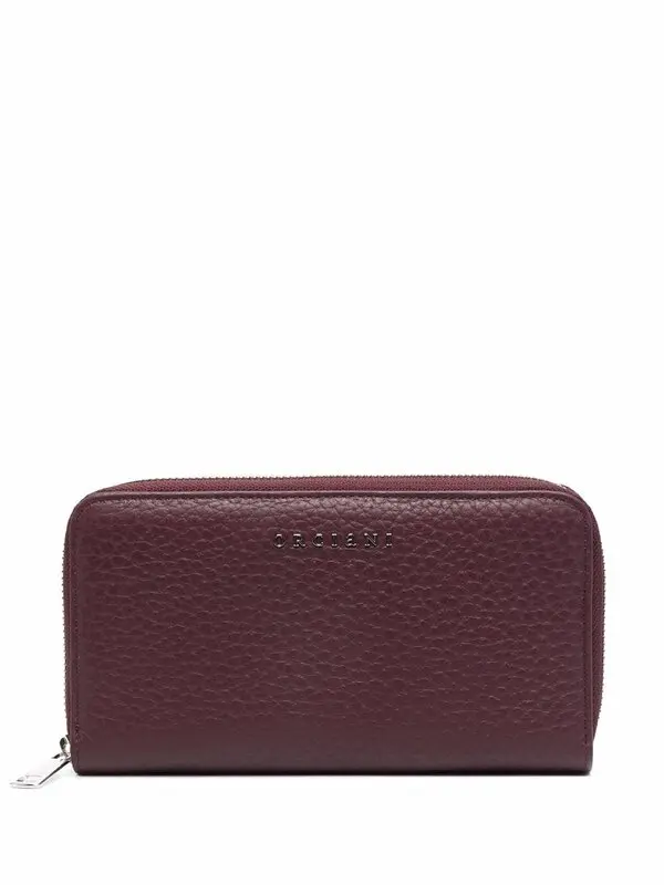 Orciani Grained Leather Wallet