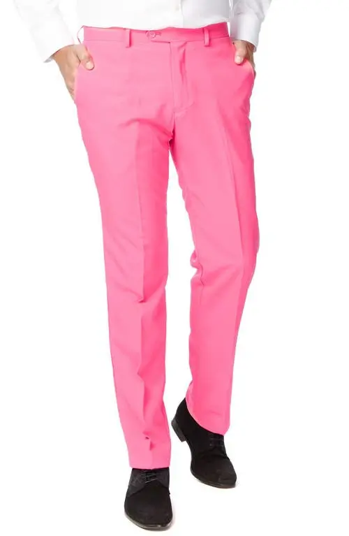 Opposuits Slim Fit Two-piece Suit & Tie Set - Pink