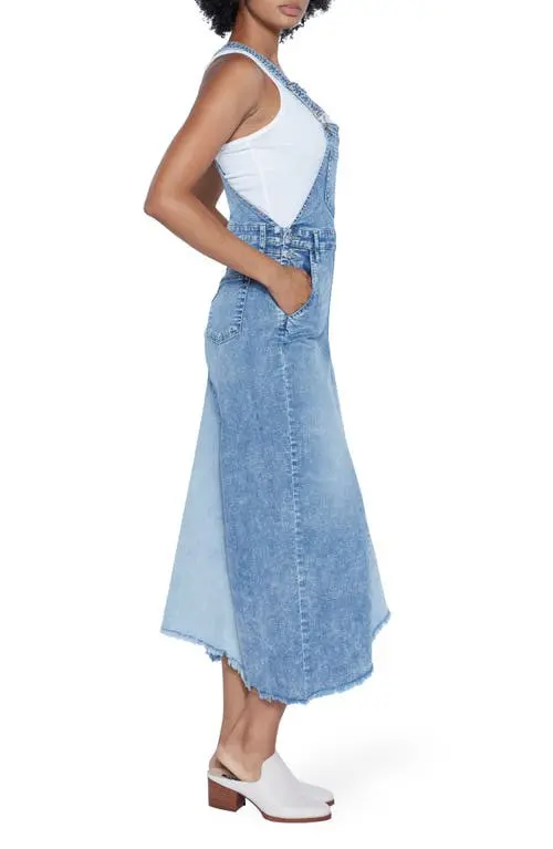WASH LAB DENIM Pieced Mixed Denim Jumper