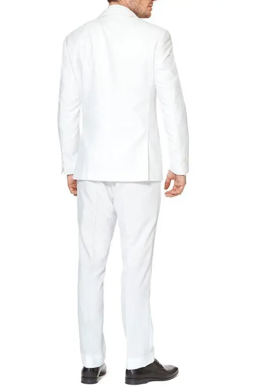 Opposuits White Knight Slim Fit Two-piece Suit & Tie Set - Natural