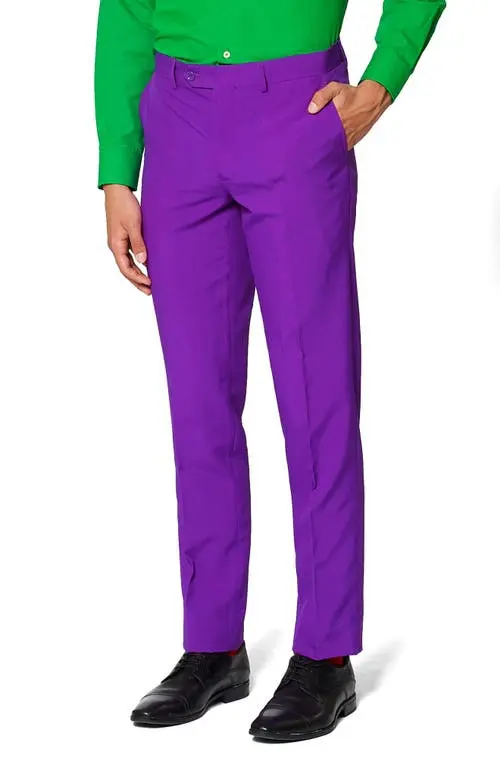 Opposuits Prince Slim Fit Two-piece Suit & Tie Set - Purple