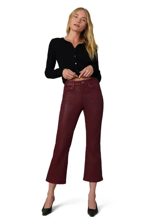 Joe's Jeans The Callie Coated High Waist Ankle Bootcut Jeans