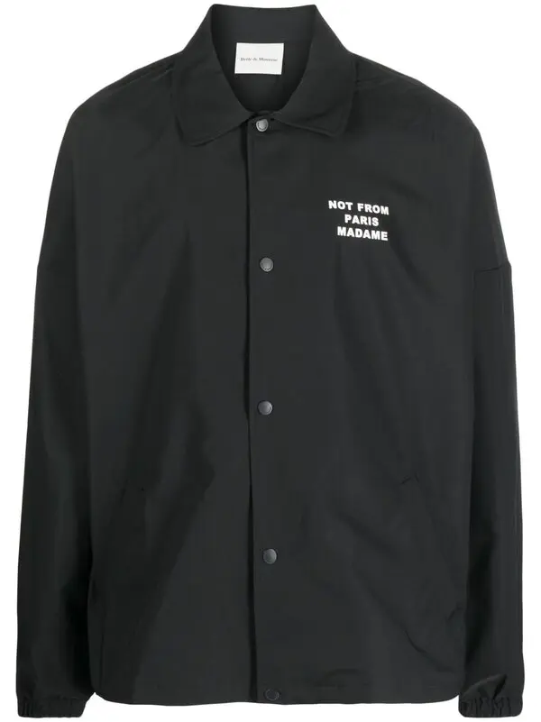 Drole De Monsieur Buttoned Jacket - Black