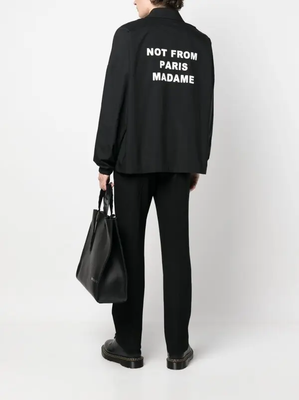 Drole De Monsieur Buttoned Jacket - Black