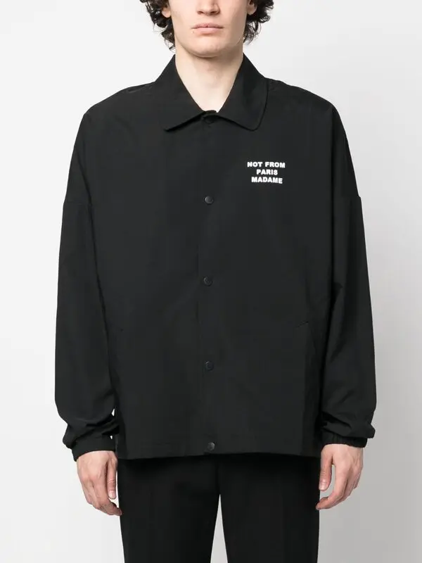 Drole De Monsieur Buttoned Jacket - Black