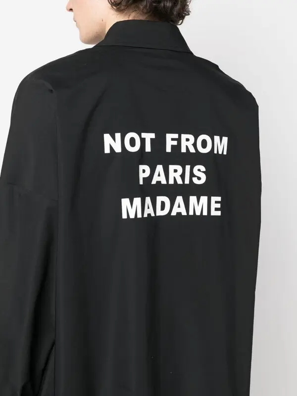 Drole De Monsieur Buttoned Jacket - Black