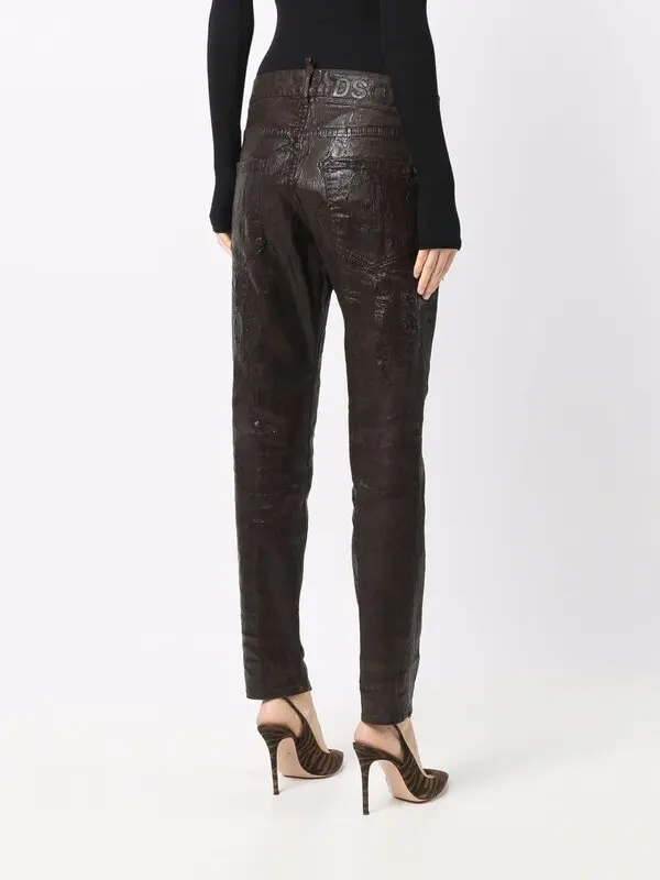 Dsquared2 Dan Chocolate-wash Skinny Jeans