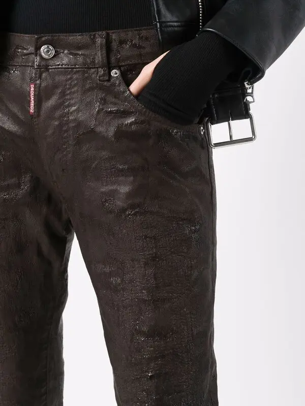 Dsquared2 Dan Chocolate-wash Skinny Jeans