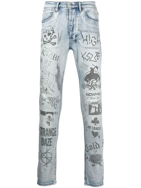 Ksubi Van Winkle Graphic-print Jeans