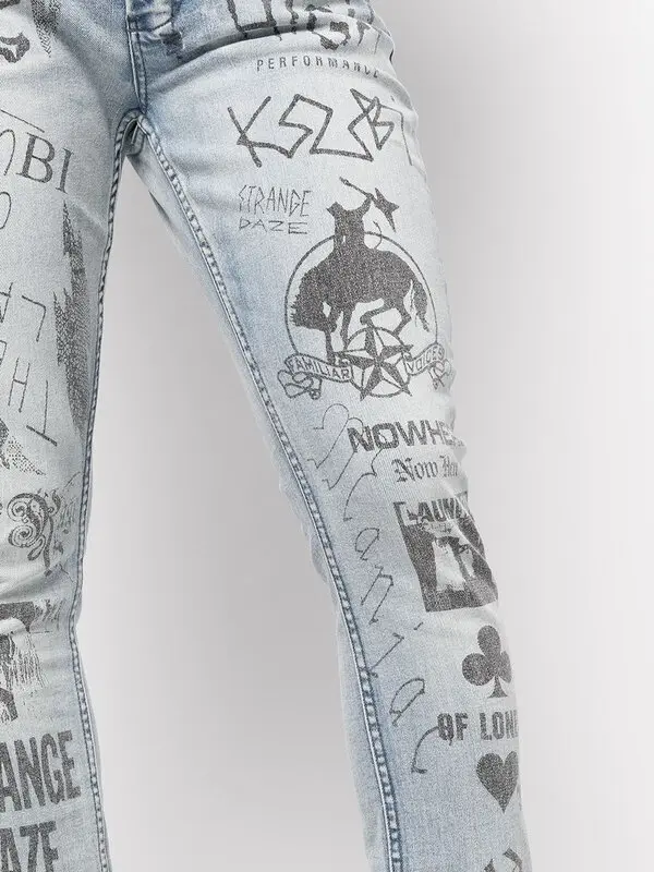 Ksubi Van Winkle Graphic-print Jeans