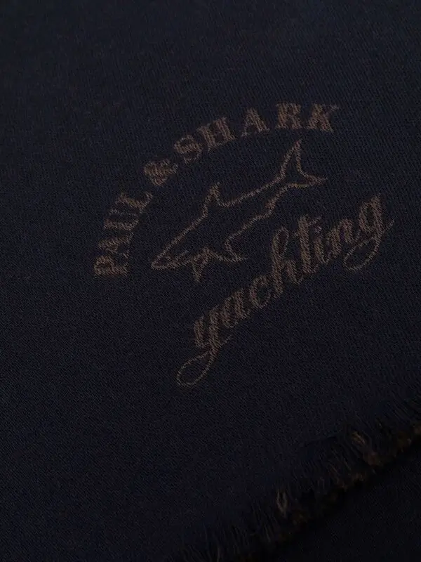 Paul & Shark Logo-print Scarf
