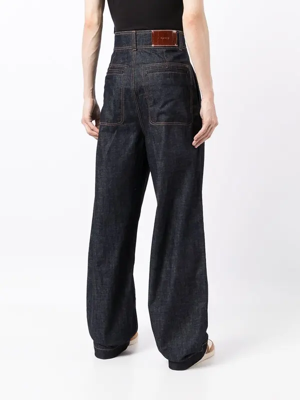 Wales Bonner Kwaku Workwear Jeans - Blue | Editorialist