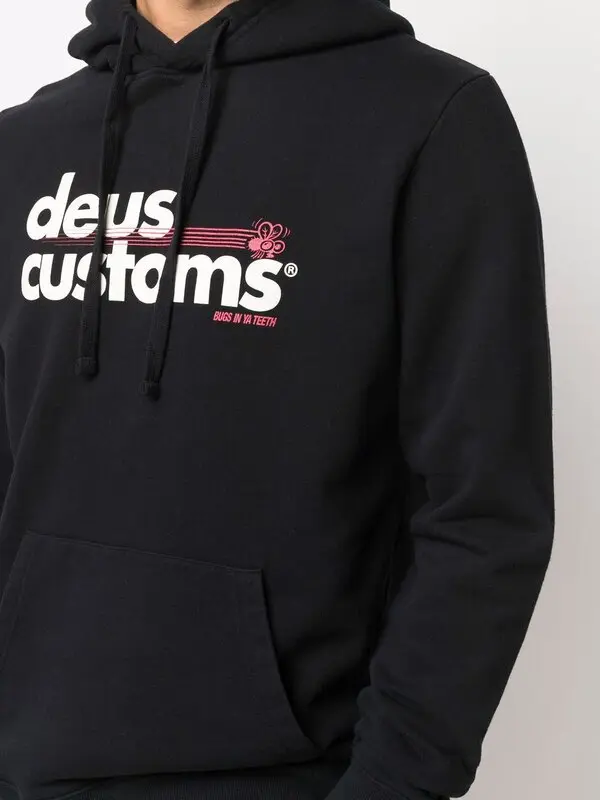 Deus Ex Machina Logo-print Drawstring Hoodie