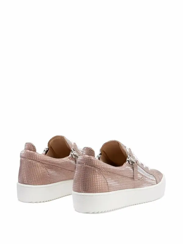 GIUSEPPE ZANOTTI Gail Metallic Sneakers - Pink