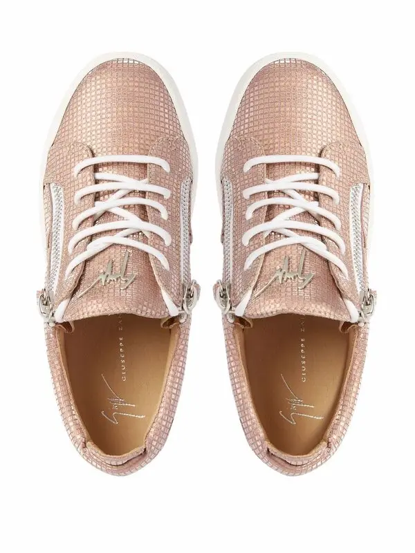 GIUSEPPE ZANOTTI Gail Metallic Sneakers - Pink