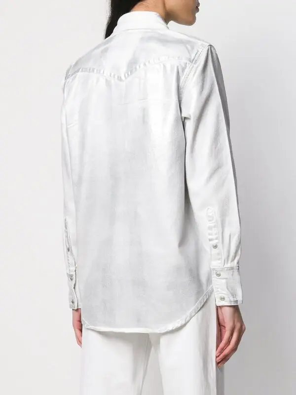 Calvin Klein Warhol Print Metallic Shirt